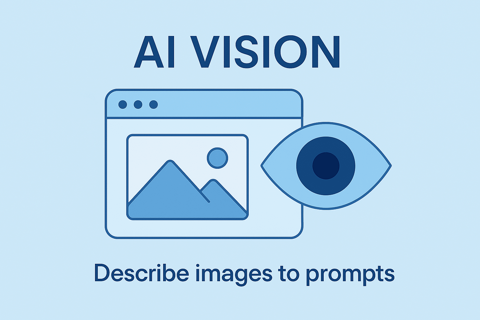 Describe Image to prompt with AI Vision in Light Image Editor